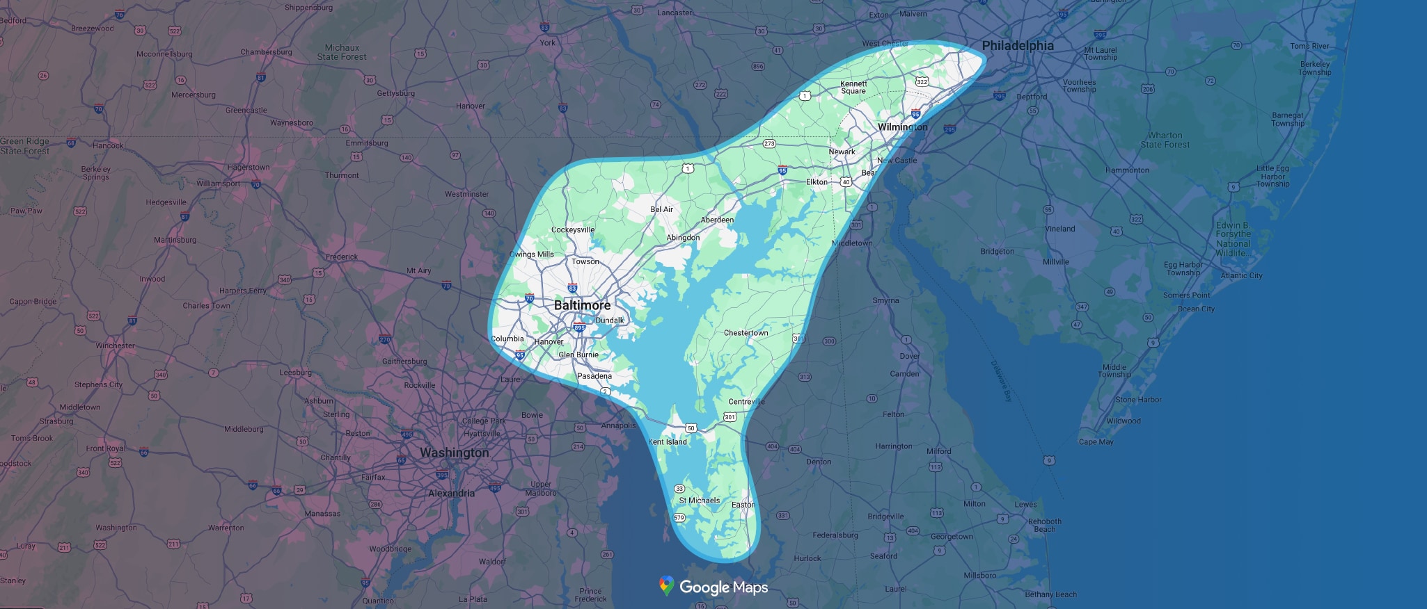Service Area | Ground Loop Heating And Air Conditioning